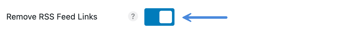 How to remove RSS feed links in WordPress (one-click)