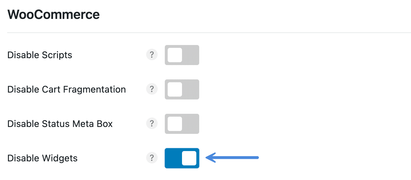 How to disable WooCommerce widgets (one-click) How to disable WooCommerce widgets (one-click)
