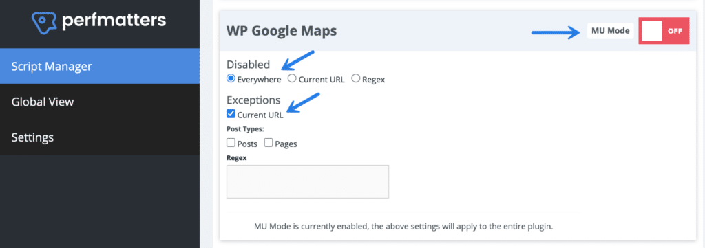 How to use the Script Manager's MU mode to disable WordPress plugins