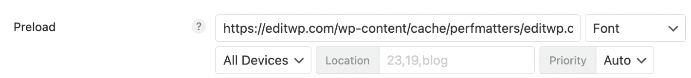 How to preload a resource in WordPress (a few simple clicks)