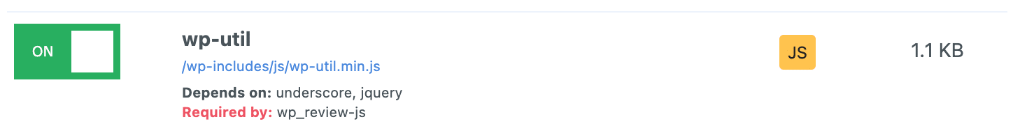 How to display script dependencies in the Script Manager