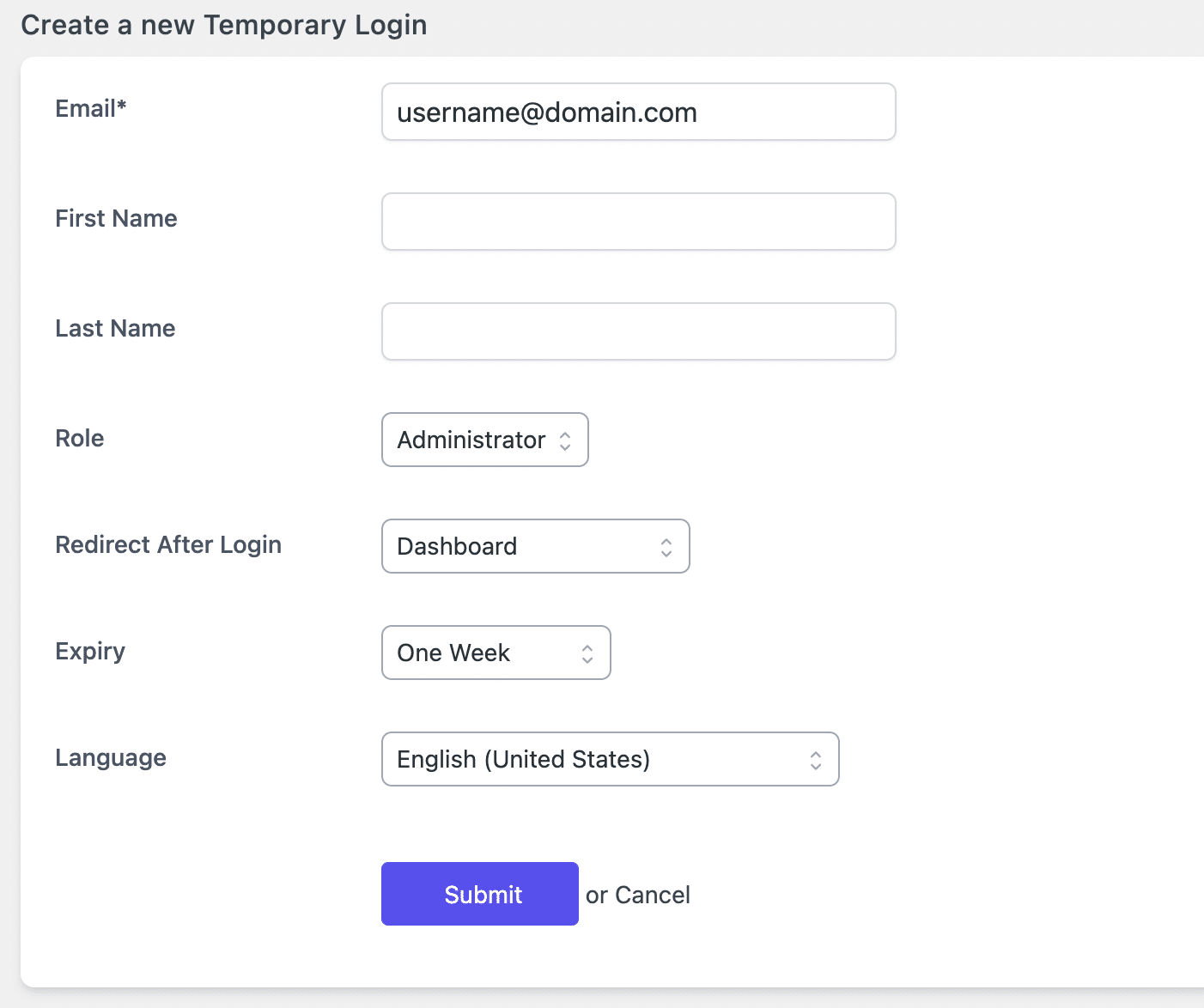 How To Create A Temporary Wordpress Login Without Sharing Password