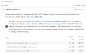 How to automatically remove unused CSS in WordPress (one-click)