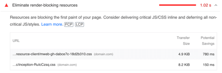 How to fix the "Eliminate render-blocking resources" warning (quick tips)
