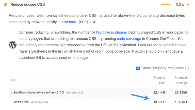 How to automatically remove unused CSS in WordPress (one-click)
