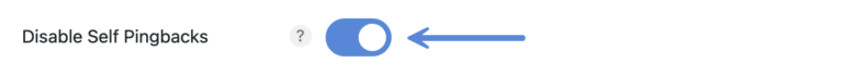 How to disable self-pingbacks in WordPress (one-click)