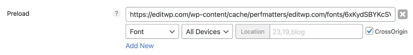 How to preload a resource in WordPress (a few simple clicks)