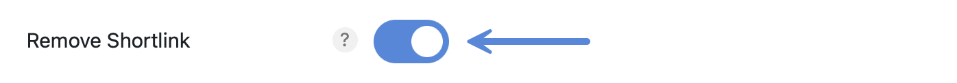 How to remove shortlink in WordPress (one-click)