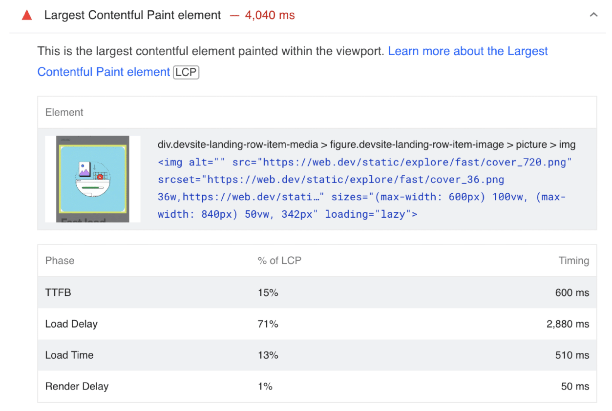 How to improve Largest Contentful Paint (LCP) for Core Web Vitals