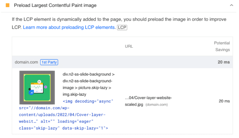 How to improve Largest Contentful Paint (LCP) for Core Web Vitals