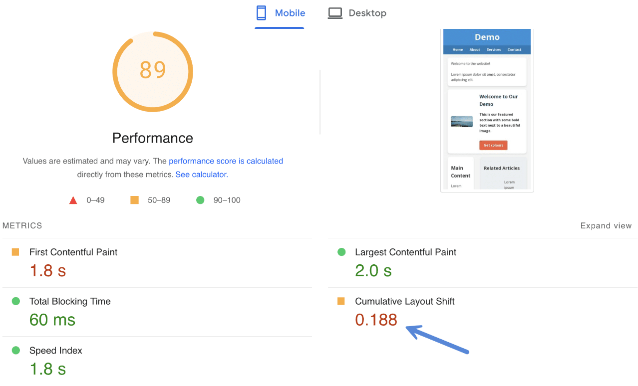 How to fix Cumulative Layout Shift (CLS) on your WordPress site